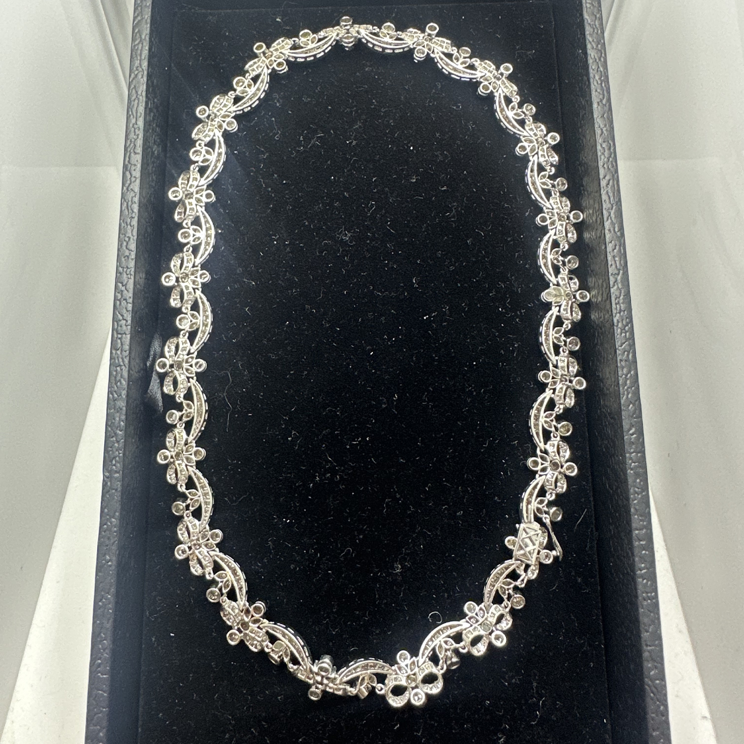 Custom 14k & 13.84 Karat Diamond Necklace | Hallmark Rare Coins